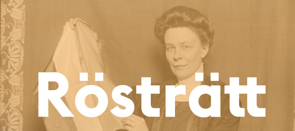 Porträtt av Anna Whitlock vid sitt skrivbord. - Stockholmskällan