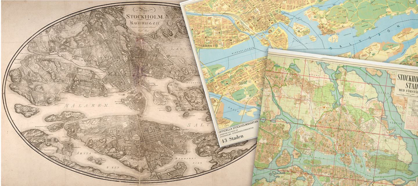 Alla kartor i Jämför kartor - Stockholmskällan