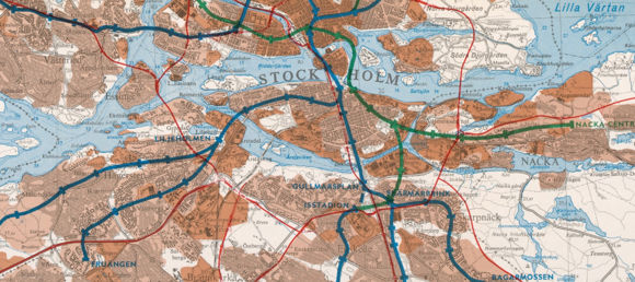Vällingbyplan i Vällingby Centrum - Stockholmskällan