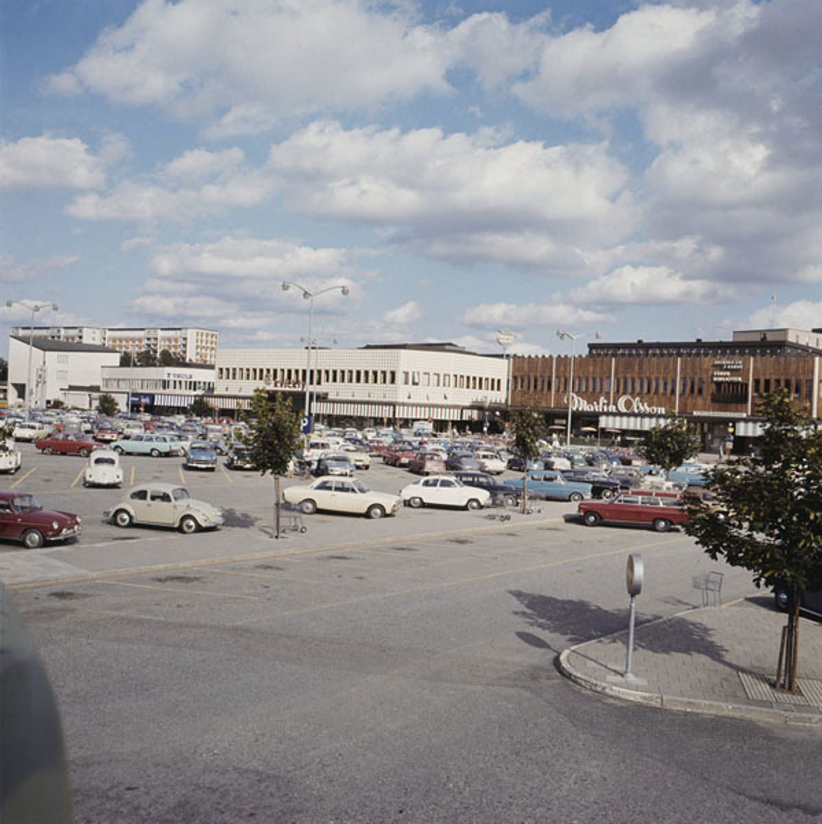 Farsta centrum 1961 - Stockholmskällan