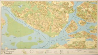 Karta "Spånga k:a" år 1954 - Stockholmskällan