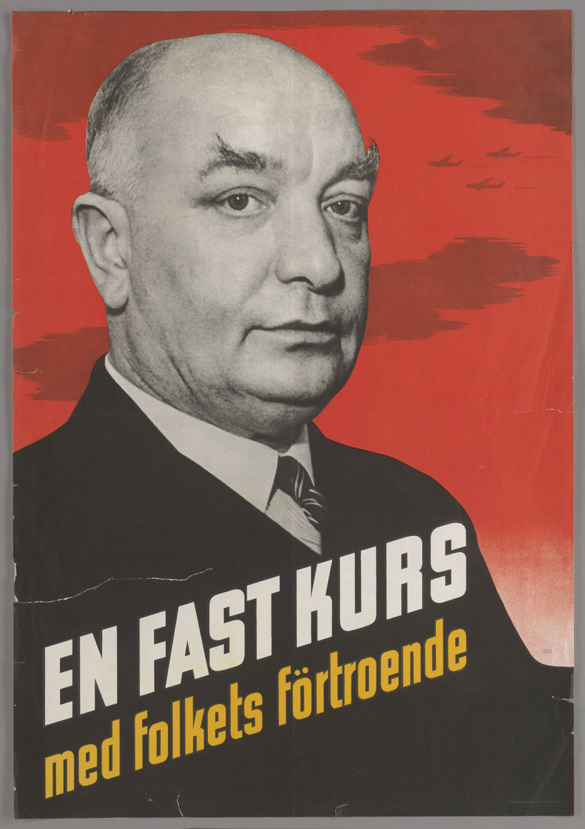 Valaffisch med Per-Albin Hansson - Stockholmskällan