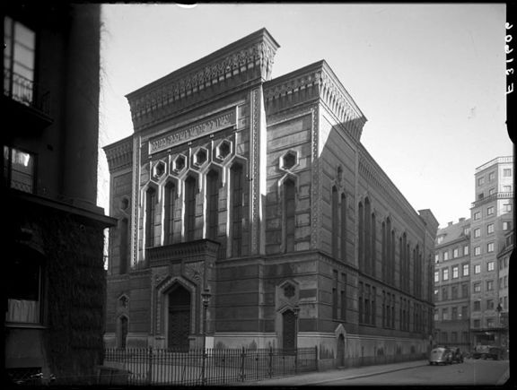 Stora synagogan i Stockholm - Stockholmskällan