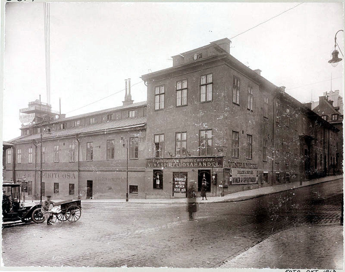 Hörnet av Götgatan 1 och Hornsgatan - Stockholmskällan
