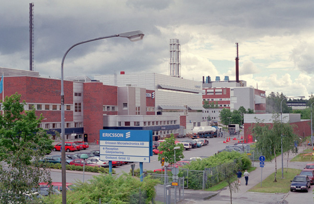 Ericssons anläggning i Kista - Stockholmskällan