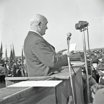 Per Albin Hanssons begravning - Stockholmskällan